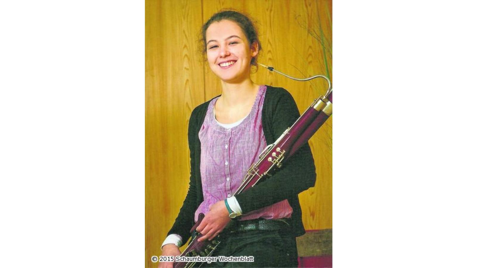 Paula Richter überzeugt am Fagott | Schaumburger Wochenblatt